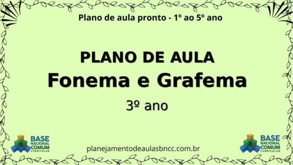 Planos de Aula - Planejamento de aulas BNCC